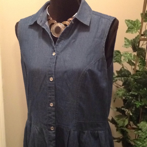 New York & Company | Dresses | New York Co Denim Dress | Poshmark